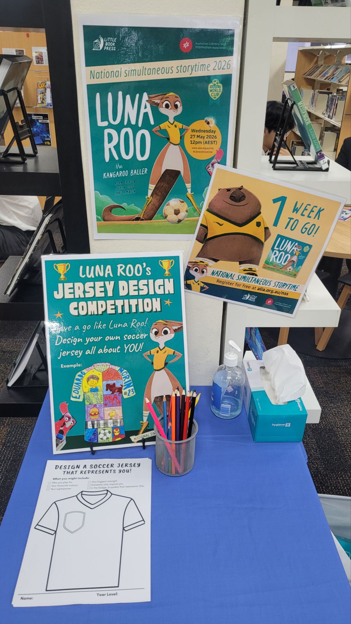 Kicking Goals with Stories – Learning through the Library